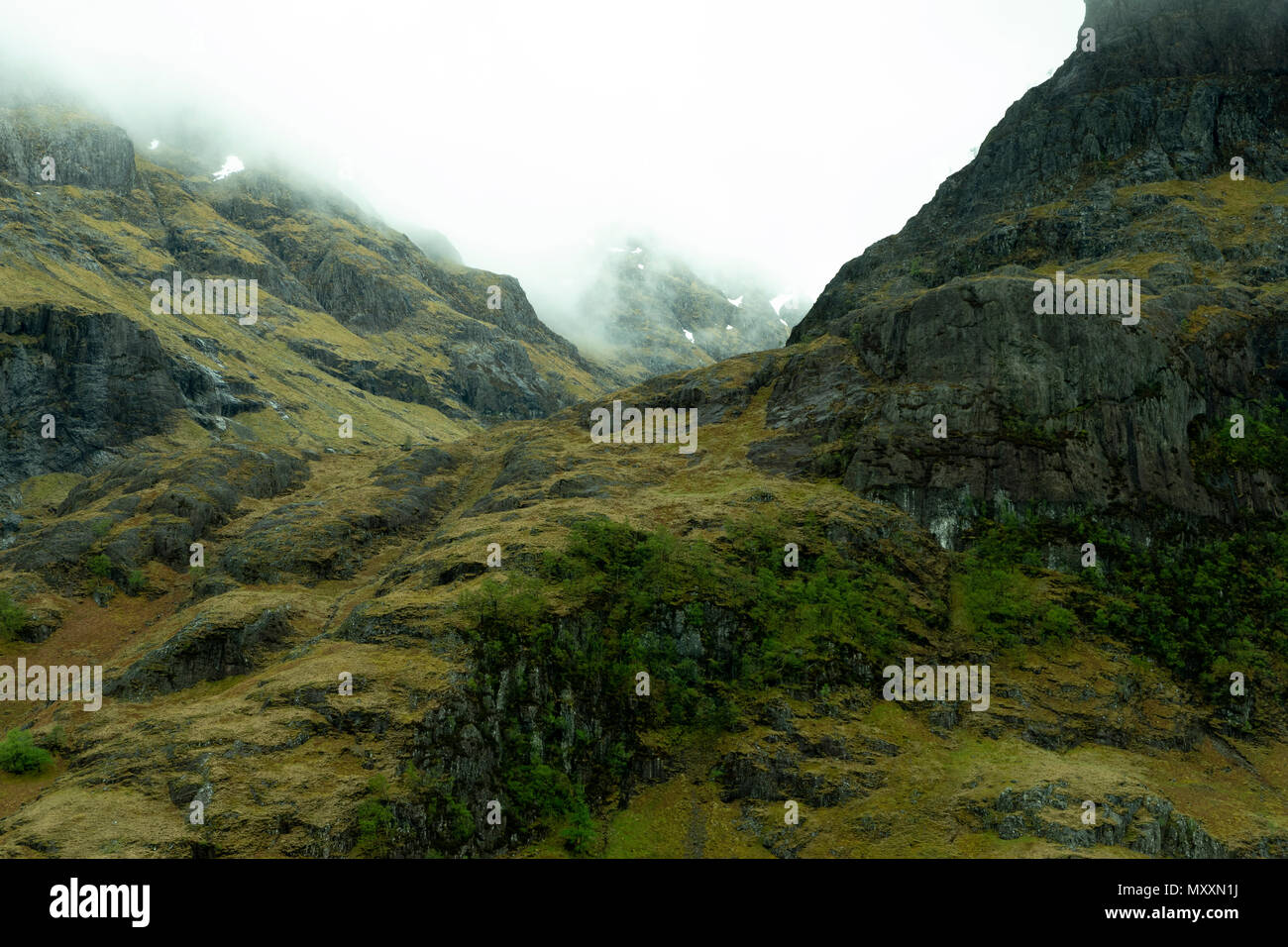 Stunning mountain landscape, Glencoe, Highlands Scotland, Great Britain ...