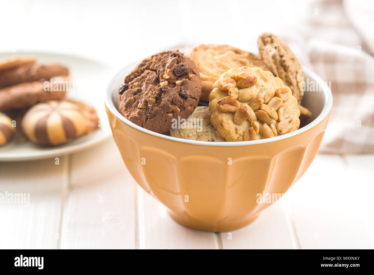 Different types of sweet cookies Stock Photo - Alamy