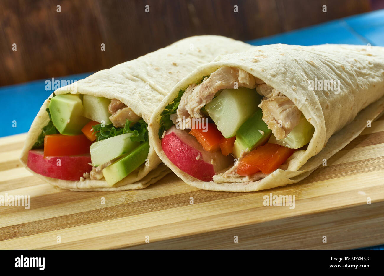 Buffalo Chicken Wraps , make a deep fried chicken wing with sauce and ...