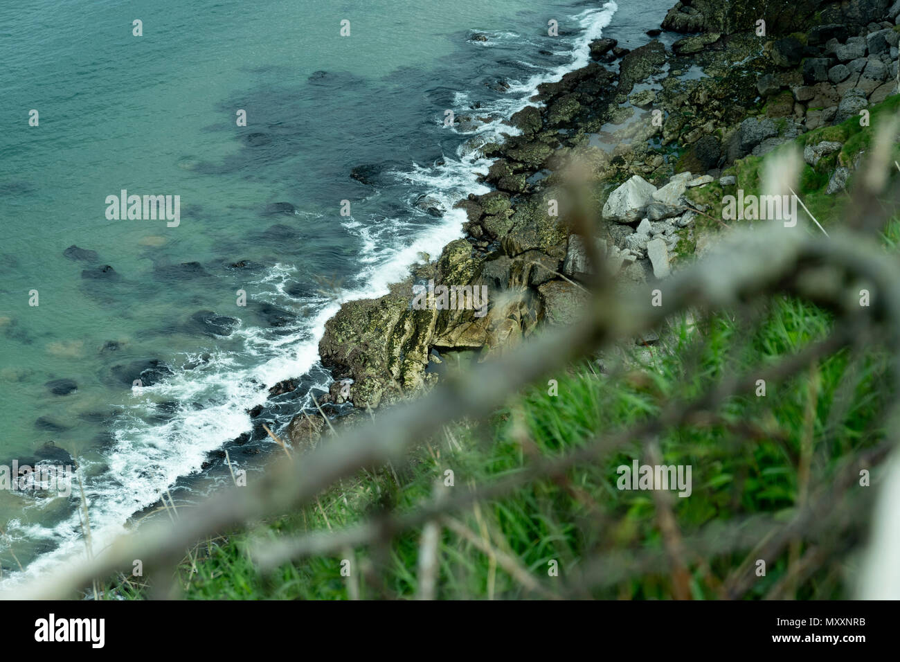 Irish Sea coast, Northern Ireland Stock Photo - Alamy