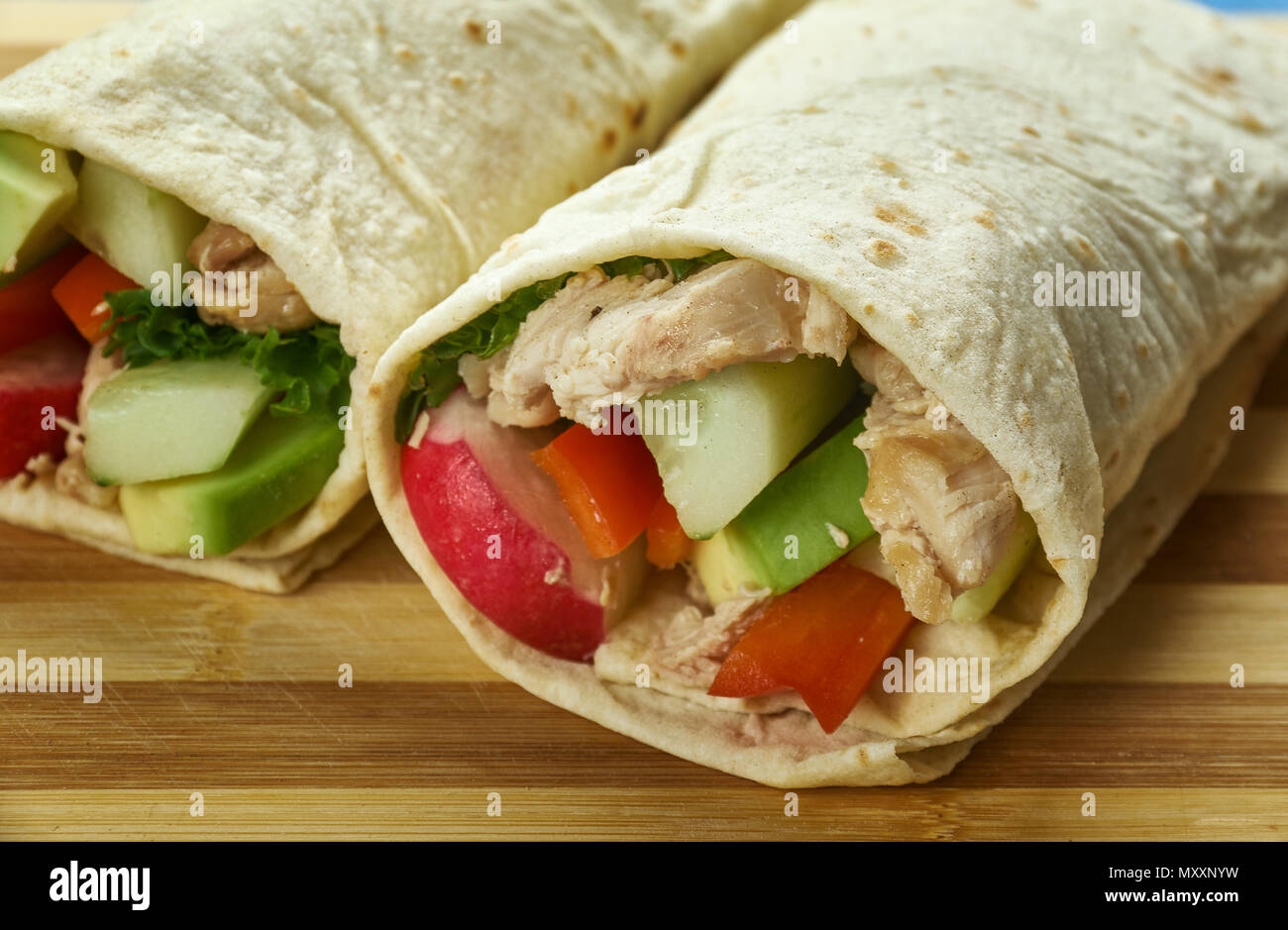 Buffalo Chicken Wraps , make a deep fried chicken wing with sauce and ...