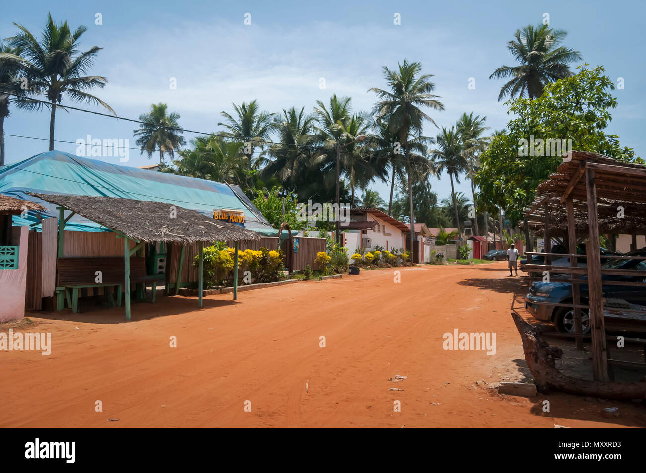 Typical african village hi-res stock photography and images - Alamy