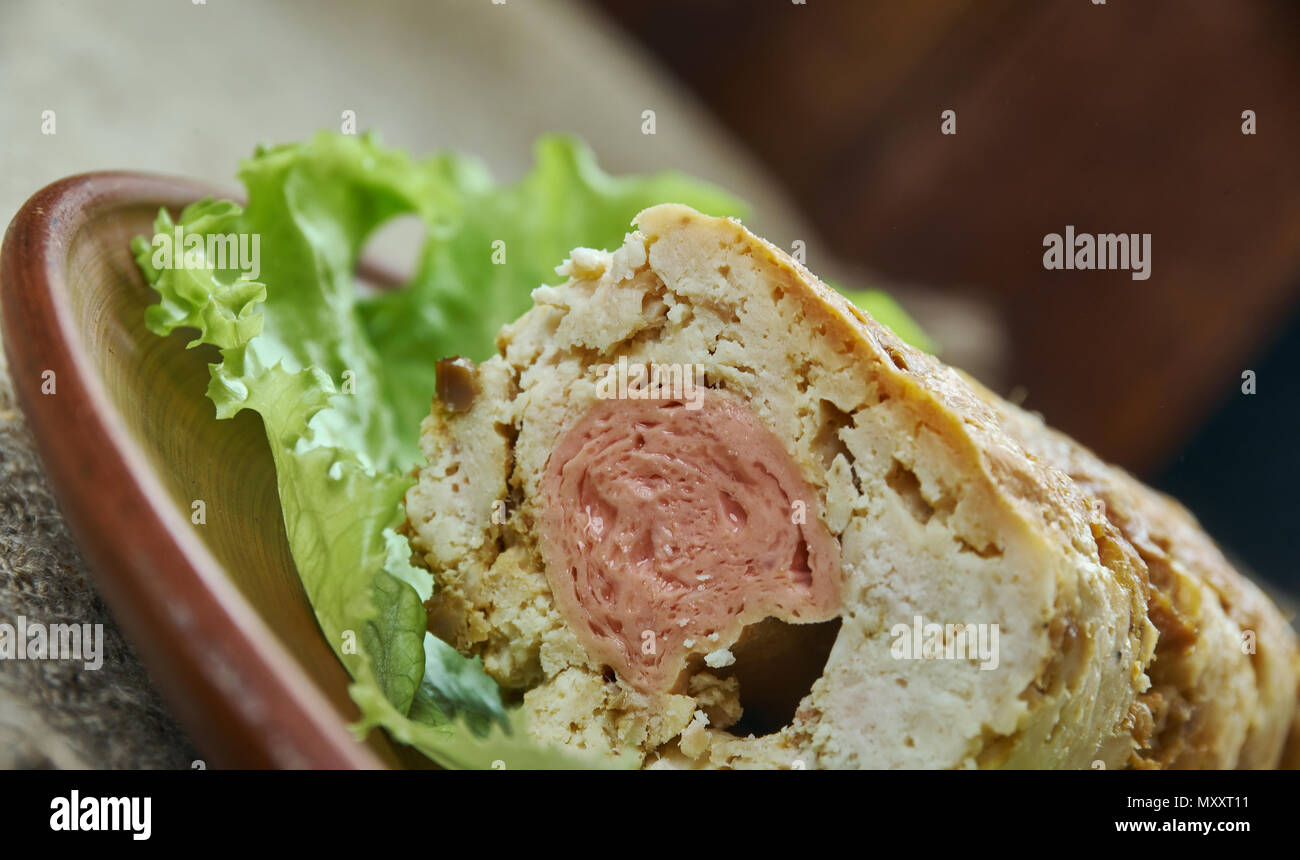 Embutido - meatloaf prepared Filipino style Stock Photo - Alamy