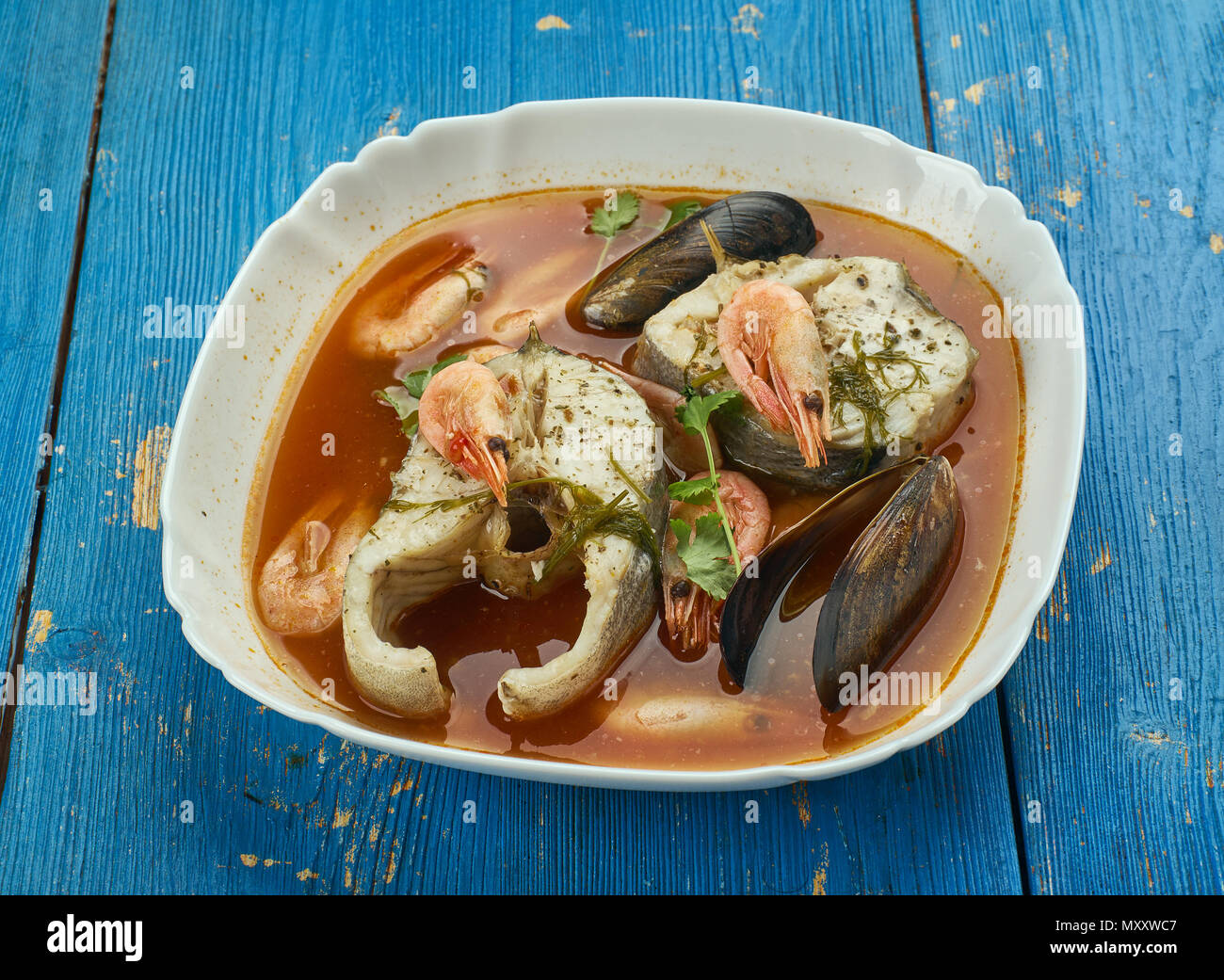 Modern fish soup hi-res stock photography and images - Alamy