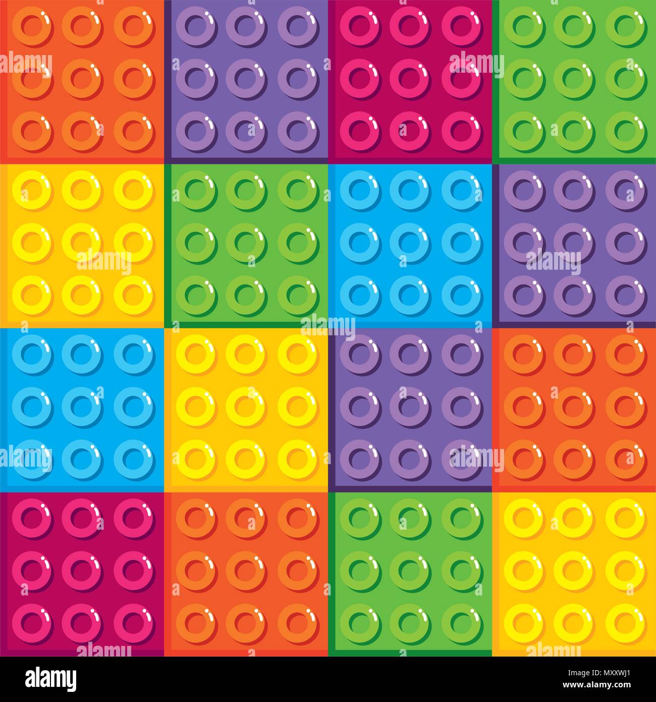 Plastic construction pieces Stock Vector Images - Alamy