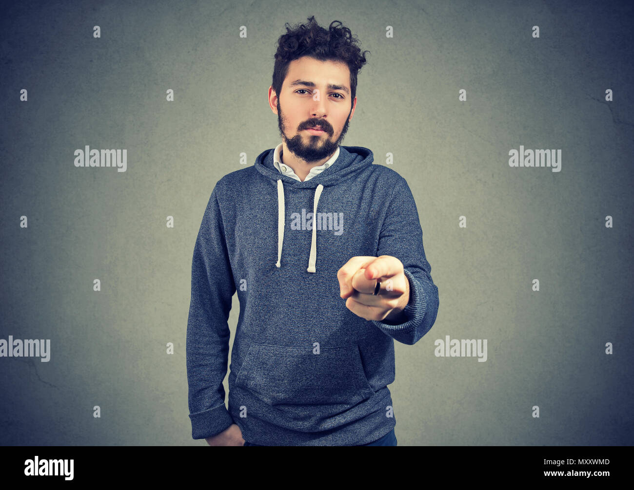 Finger pointing at camera hi-res stock photography and images - Alamy