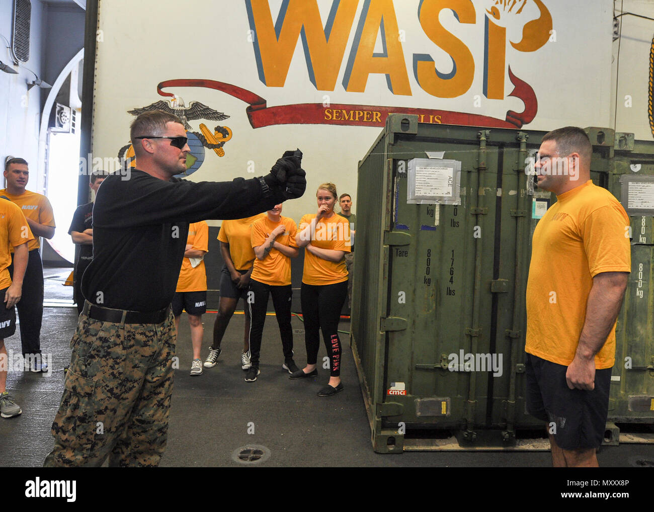 161208-N-JW440-033 MEDITERRANEAN SEA (Dec. 8, 2016) Marine 1st Lt ...