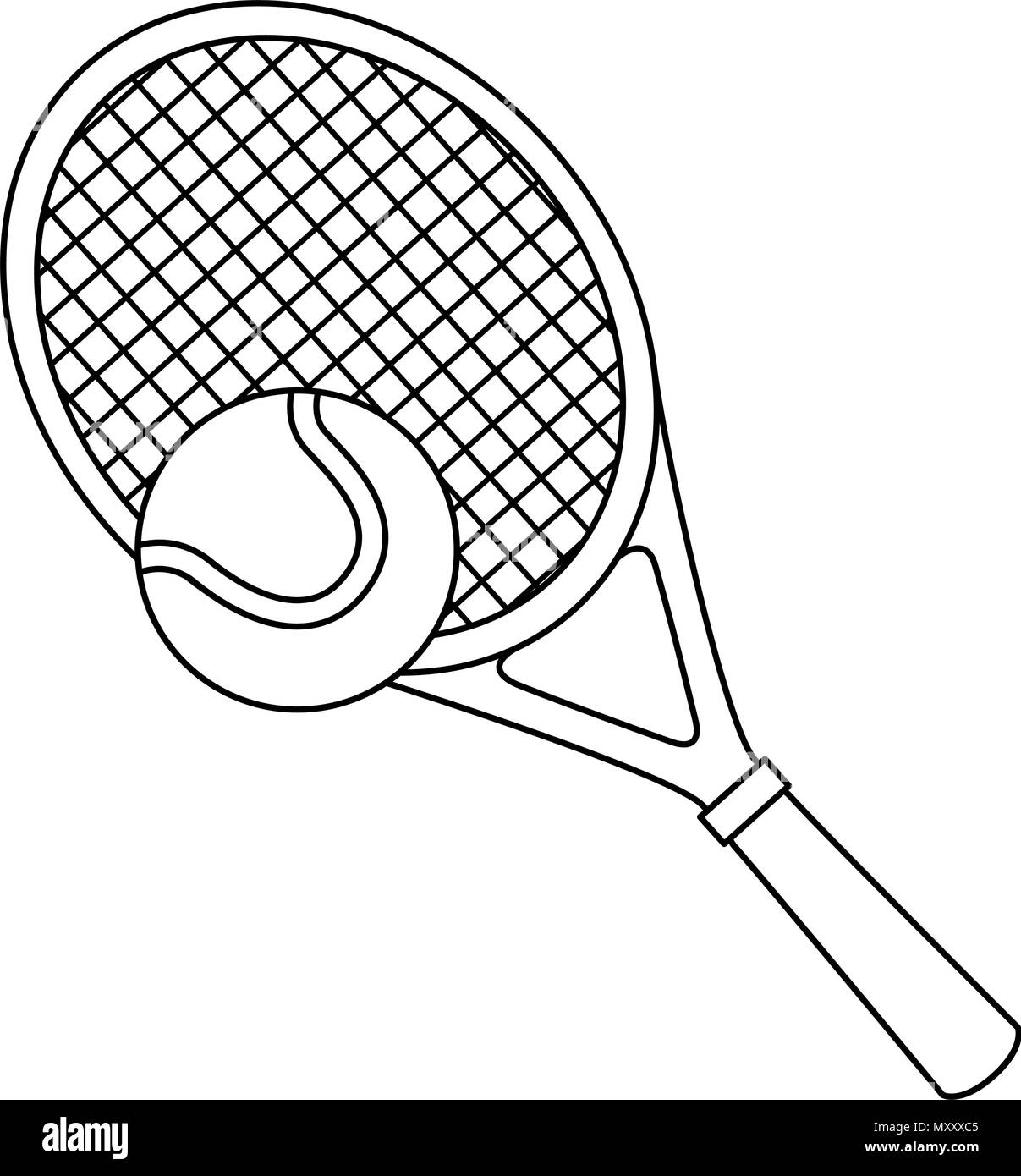 Tennis Racket Template