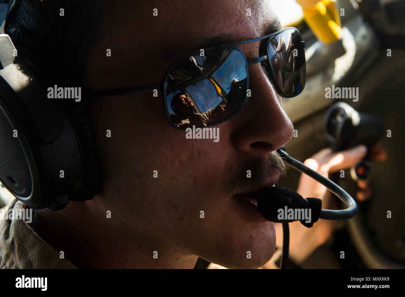 U.S. Air Force Capt. Jonathan Benson, 351st Expeditionary Air Refueling ...