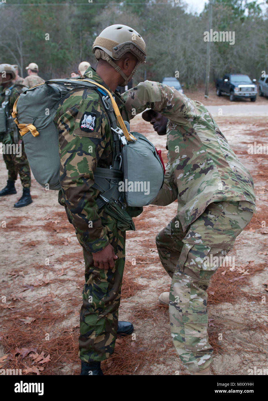 Parachute rigger Soldiers ensure safety and perform pack evaluation for ...