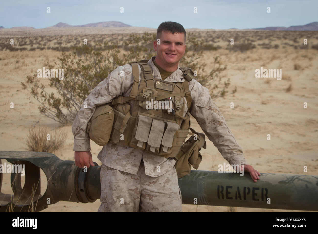 Marine entertaining fellow marines hi-res stock photography and images ...