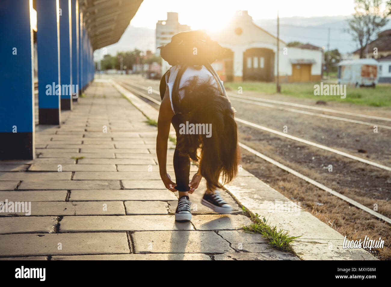 Girl train hi-res stock photography and images - Alamy
