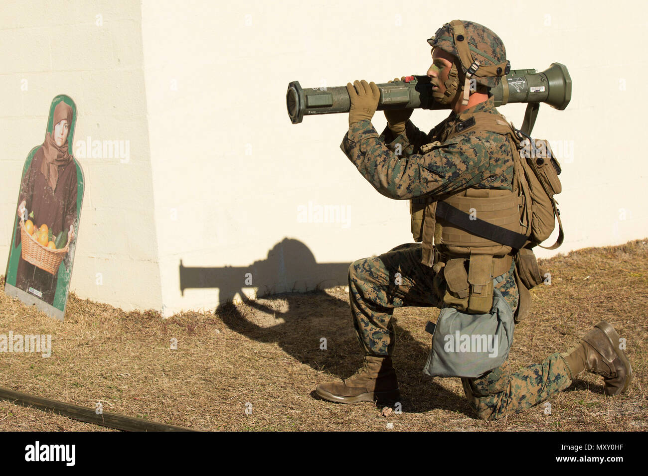 A U.S. Marine with Company G, 2nd Battalion, 6th Marine Regiment, 2nd ...