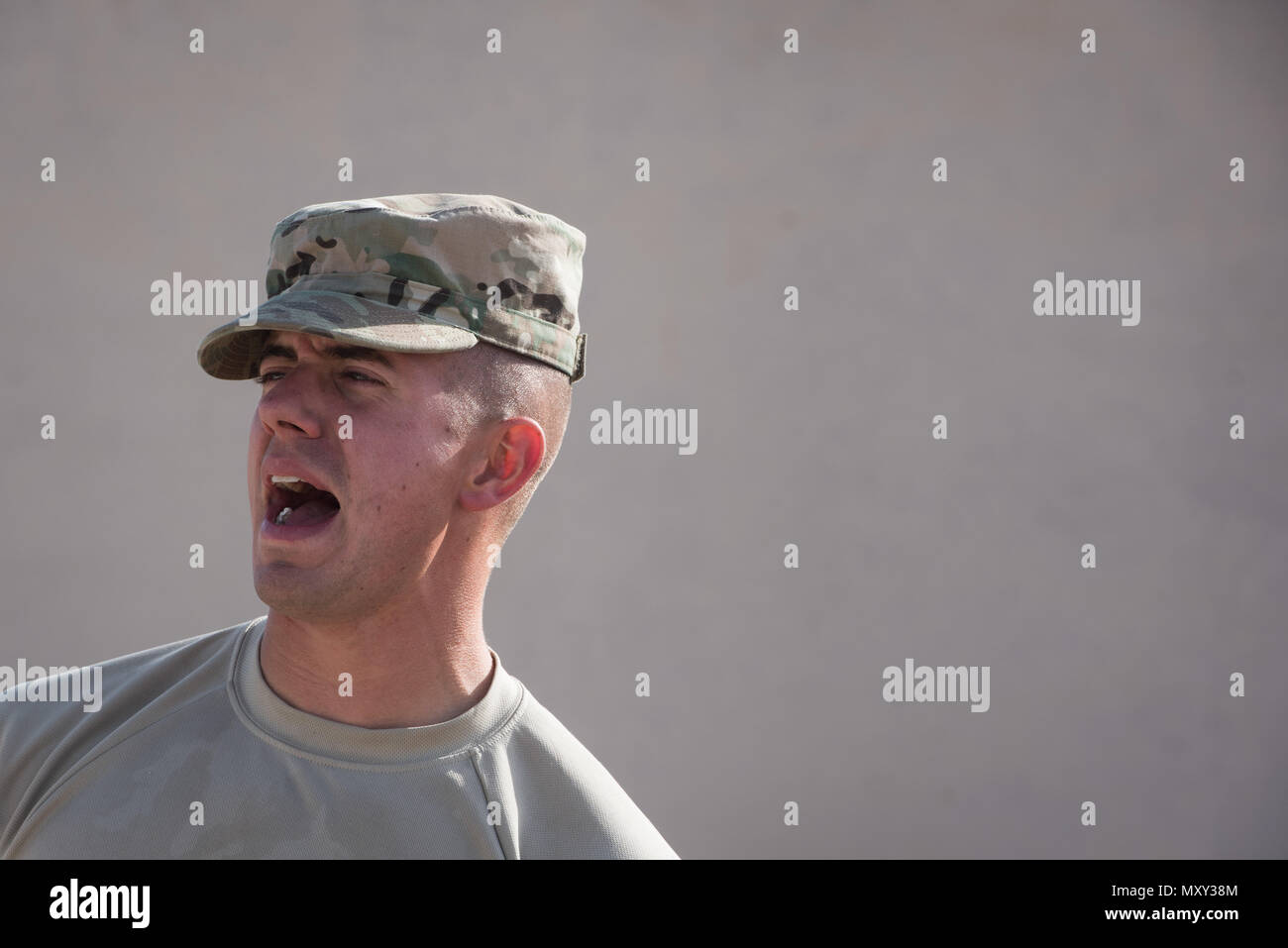 Senior Airman Mark Dunton, Engineering and Installation airfield ...