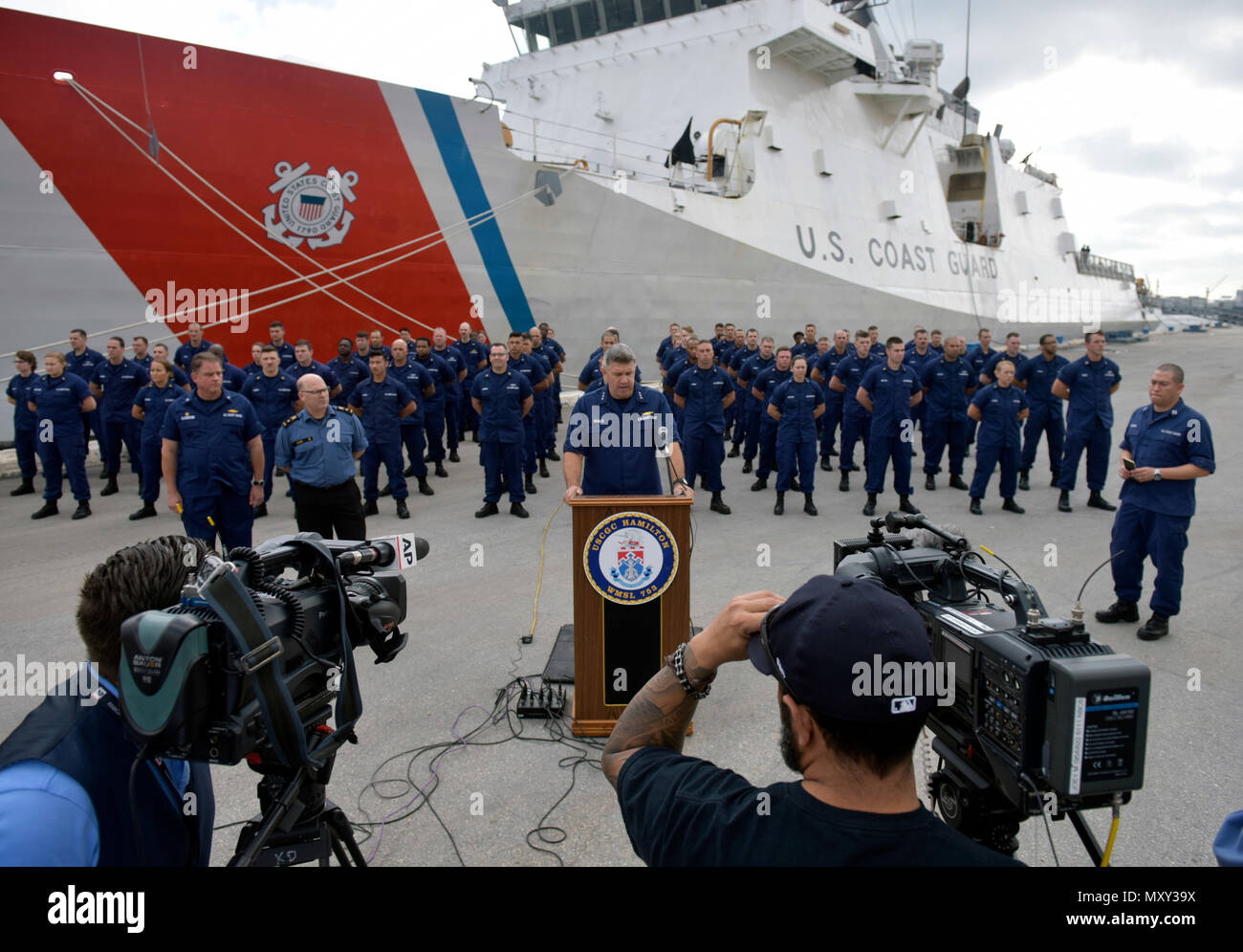 Capt scott clendenin coast guard hi-res stock photography and images ...