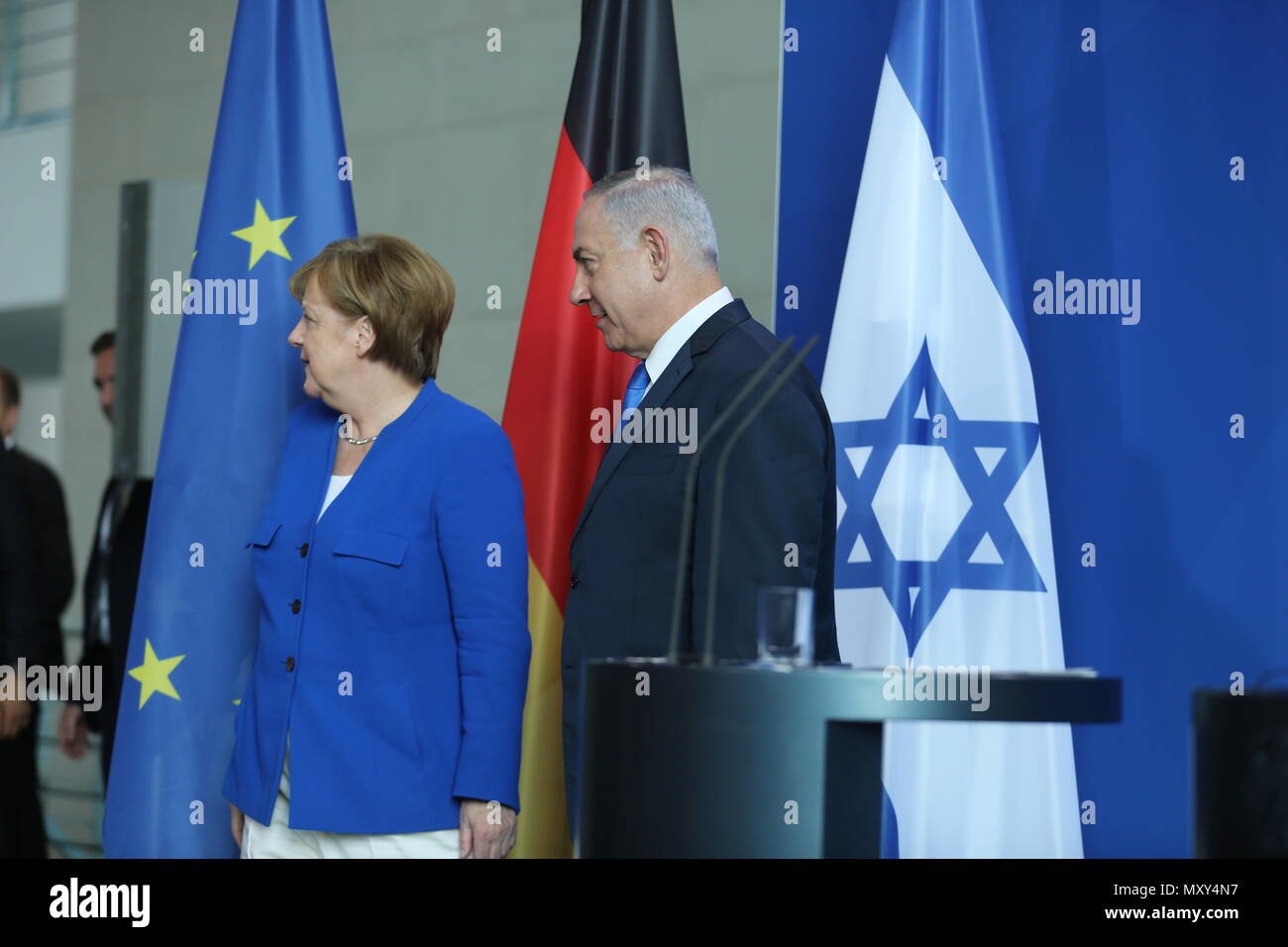 Berlin, Germany. 04th June, 2018. Chancellor Angela Merkel and Israeli ...