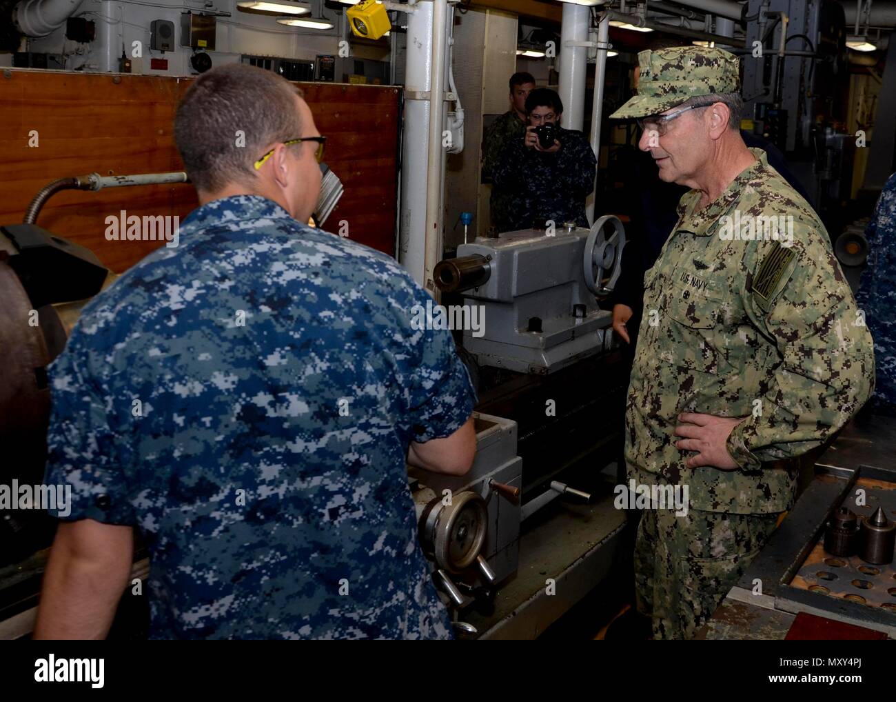 SANTA RITA, Guam (Dec. 15, 2016) Vice Chief of Naval Operations, Adm ...
