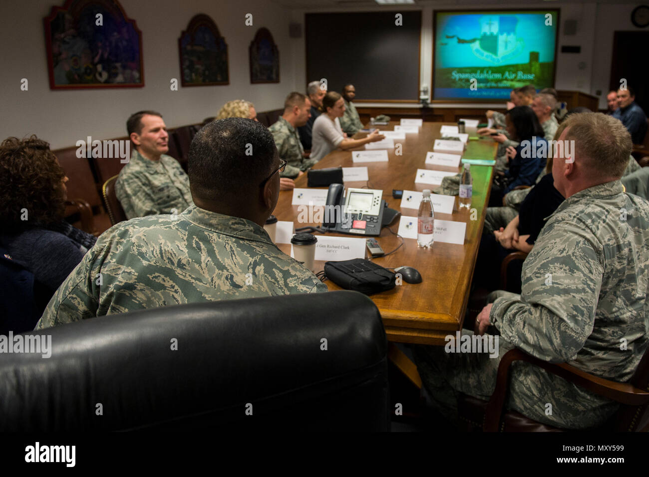 U.S. Air Force Lt. Gen. Richard Clark, 3rd Air Force and 17th ...