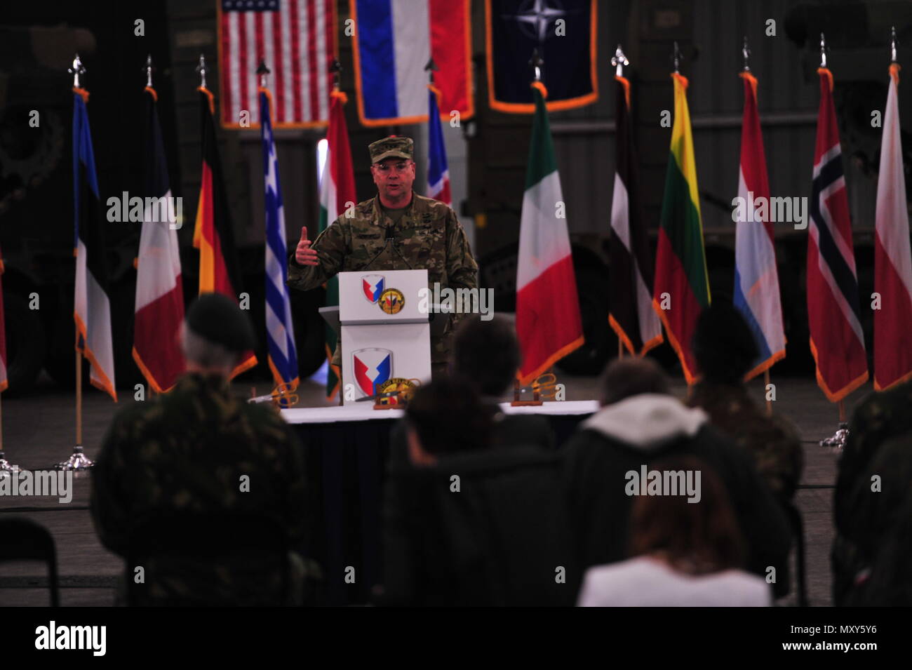 Lt. Gen. Ben Hodges, commanding general, U.S. Army Europe, spoke to ...