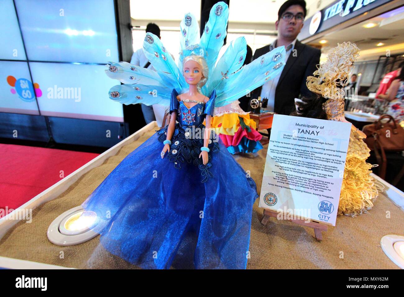 Philippines. 04th June, 2018. Barbie dolls on exhibit during the ...