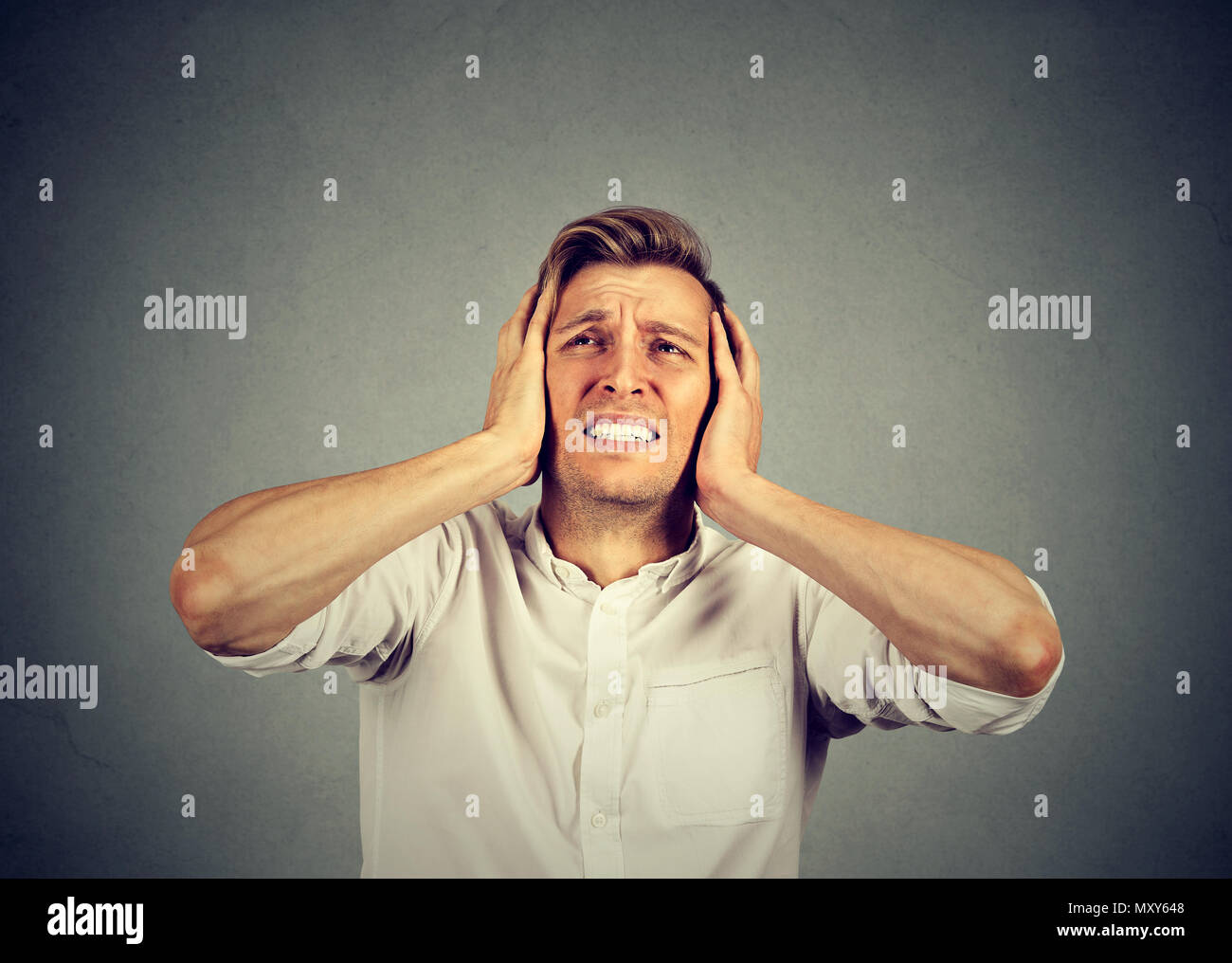 Frowning Man High Resolution Stock Photography and Images - Alamy