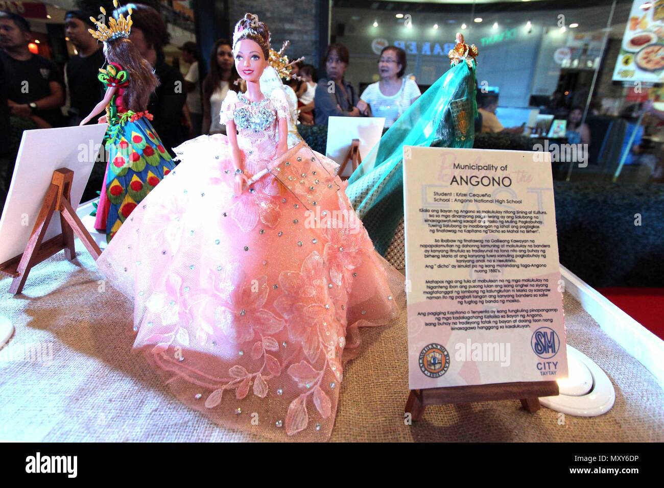 Philippines. 04th June, 2018. Barbie dolls on exhibit during the ...