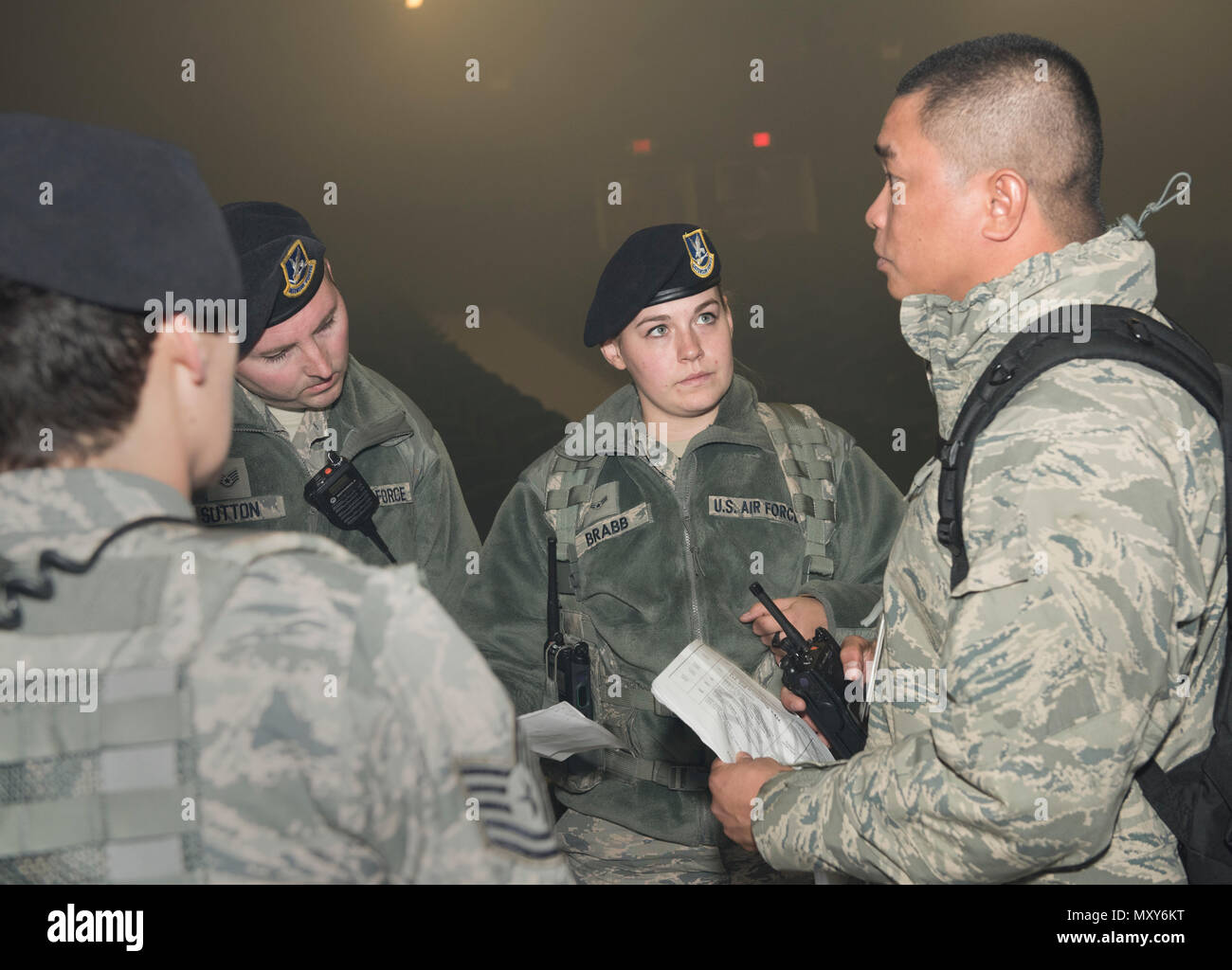 60th Security Forces Squadron personnel receive on the spot feedback ...