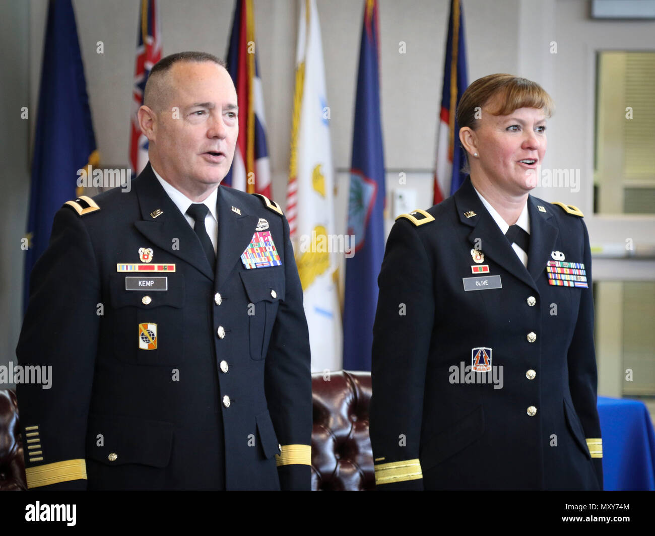 Army Reserve Brig. Gen. Christopher R. Kemp (Retired)(Left), former ...