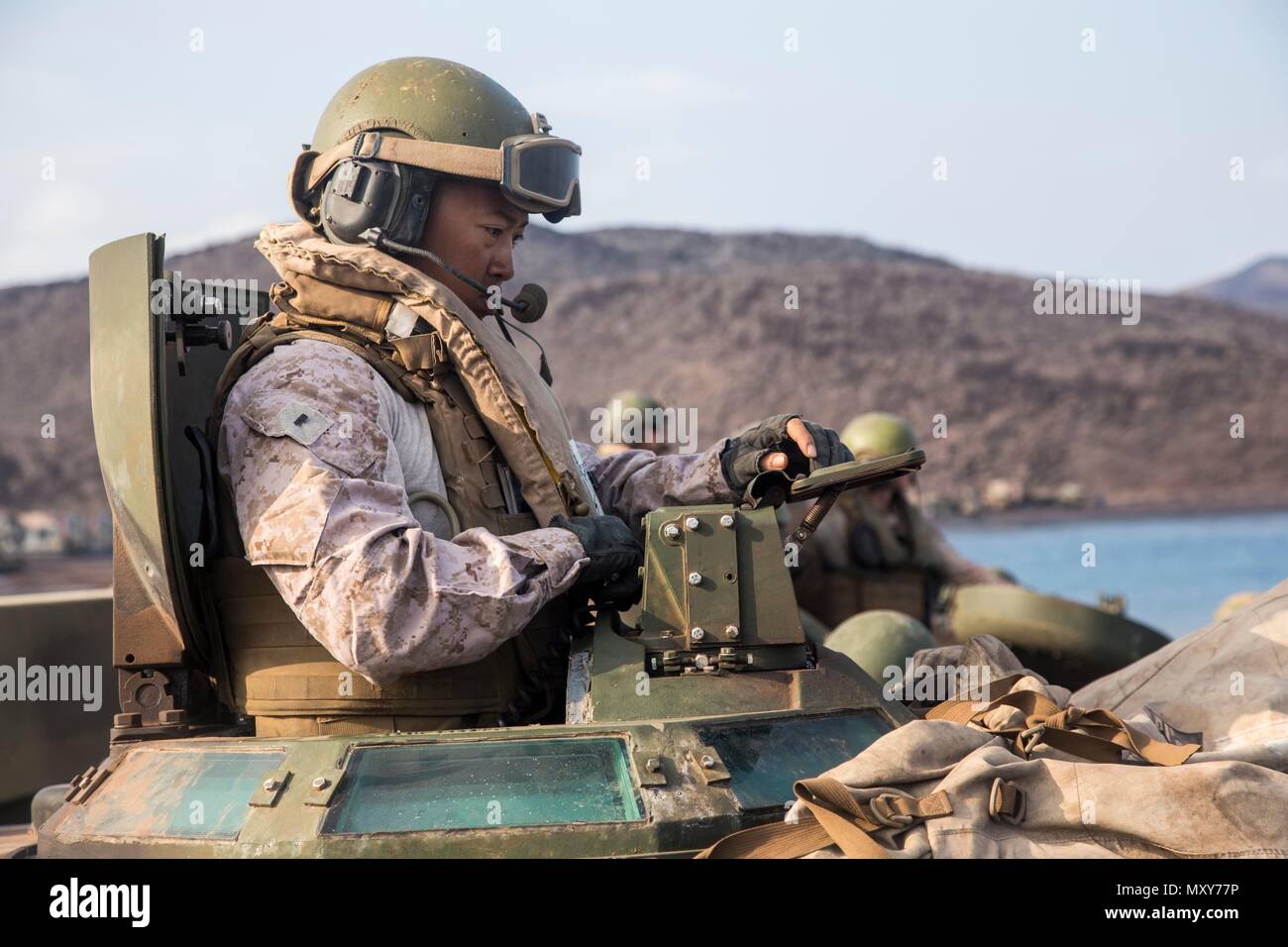 A U.S. Marine with Battalion Landing Team 1st Bn., 4th Marines, 11th ...