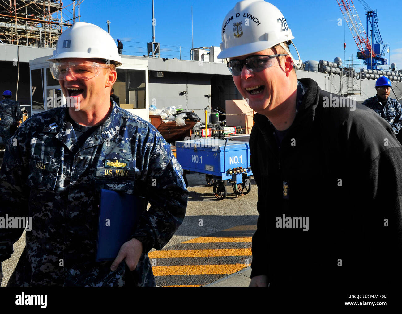 161216-N-XF387-230 YOKOSUKA, Japan (Dec. 16, 2016) - Lt. Jared Hall ...