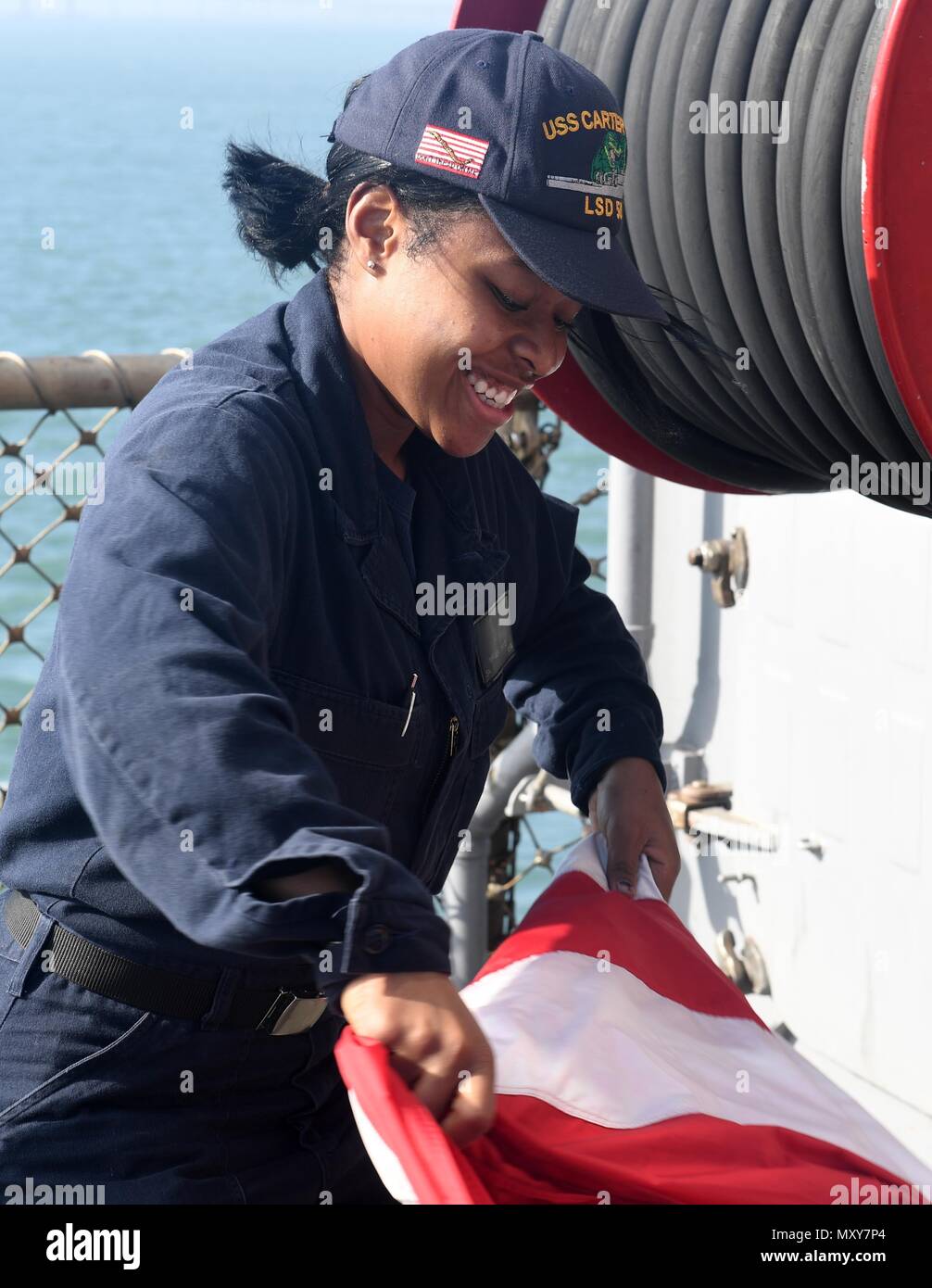 161218-N-ME988-027 MOREHEAD CITY, N.C. (Dec. 18, 2016) – Seaman Miriam ...