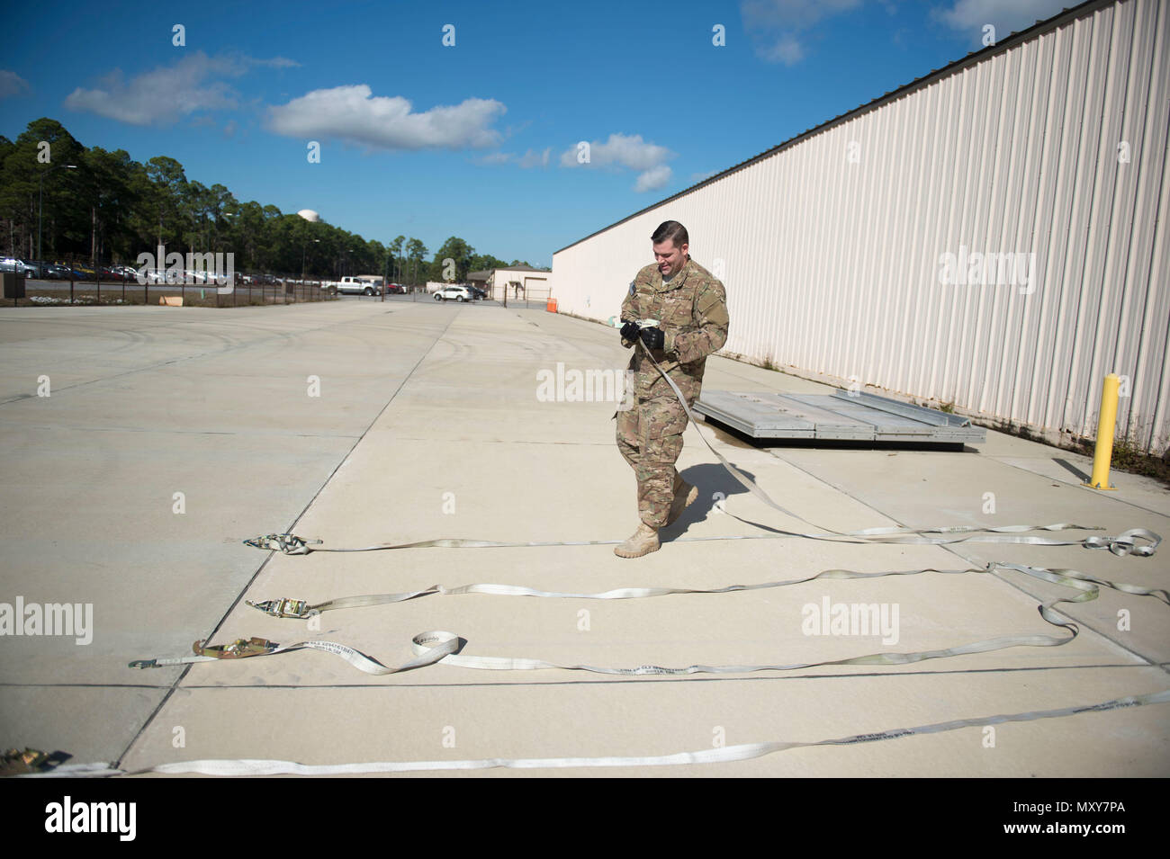 Tech. Sgt. David Sigers, an aircrew flight equipment craftsman with the ...
