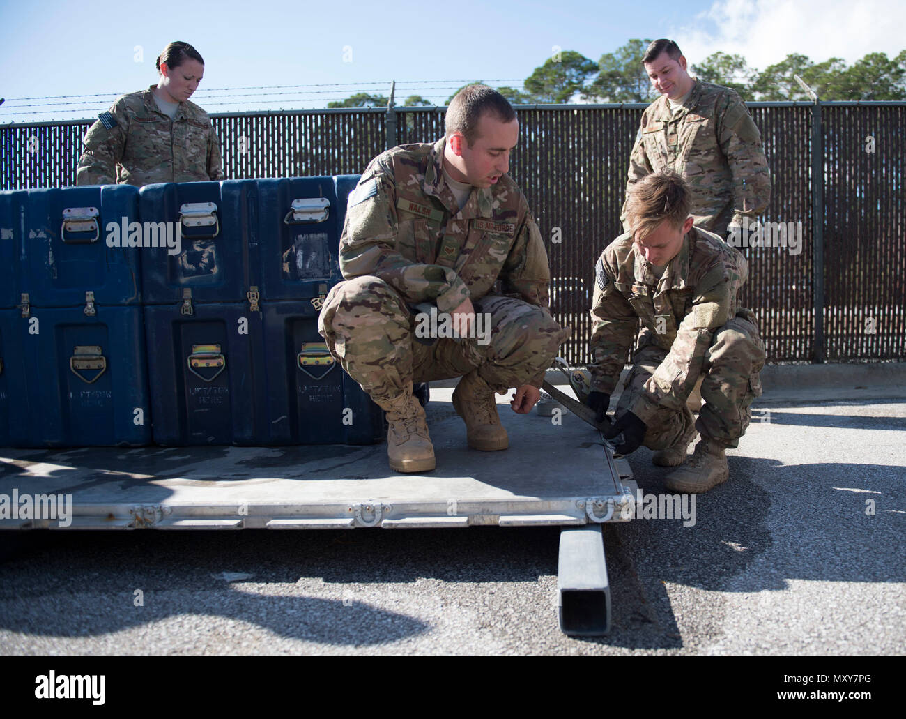 Staff Sgt. Brendon Walsh, an air terminal and aerial delivery craftsman ...