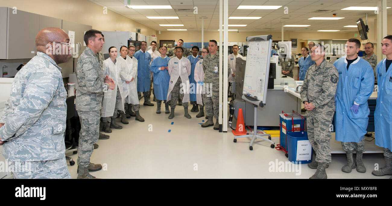 Col. John Klein, 60th Air Mobility Wing, commander, visits the ...