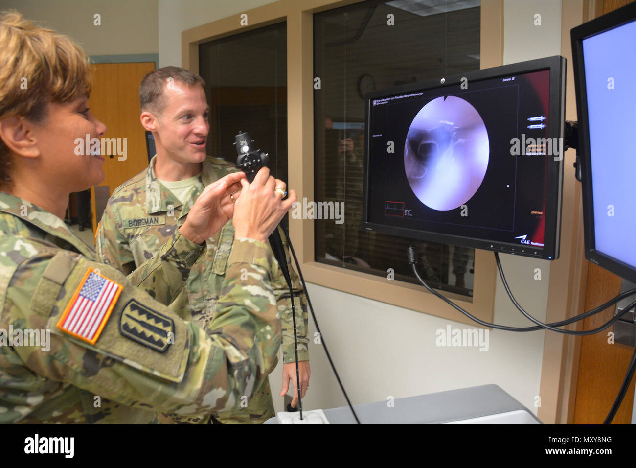 Lt. Gen. Nadja West, Army Surgeon General, experiments with the ...