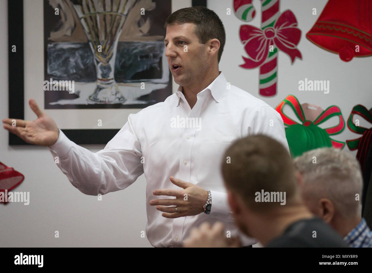 U.S. Congressman Markwayne Mullin of Oklahoma joins Soldiers assigned ...