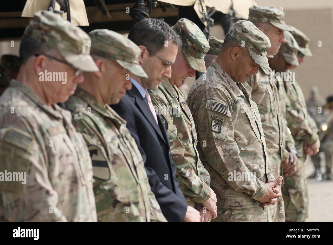 The official party from U.S. Army Central and the 29th Infantry ...