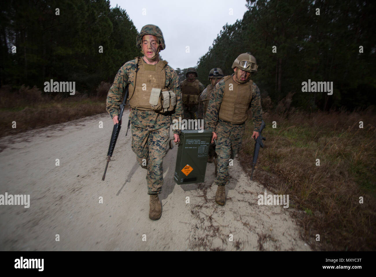 Marine corps combat support service schools hi-res stock photography ...