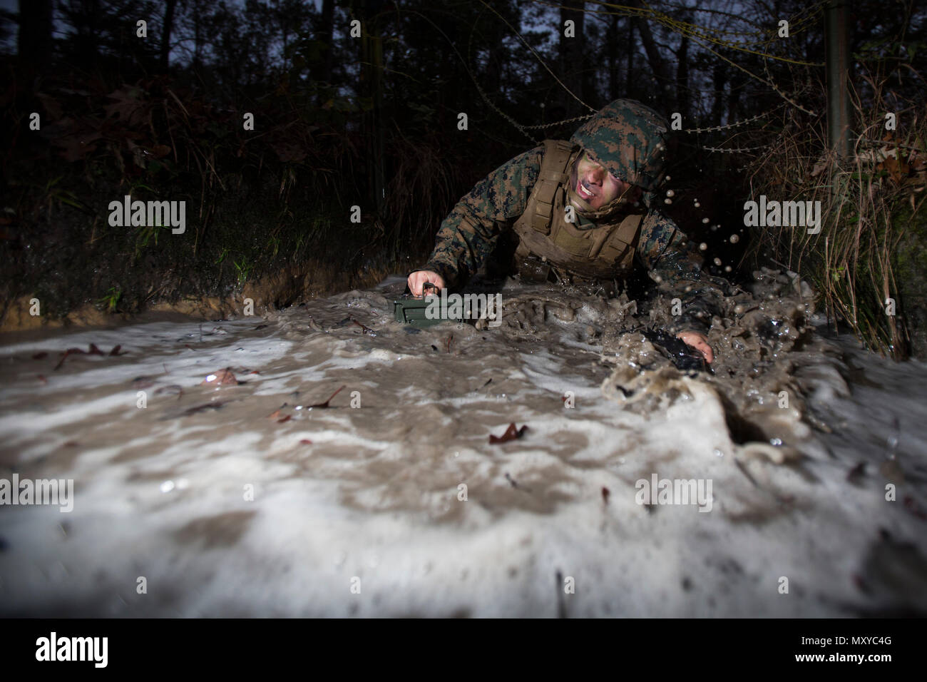 U.S. Marine Lance Cpl. Samuel Roque, a production specialist with the ...