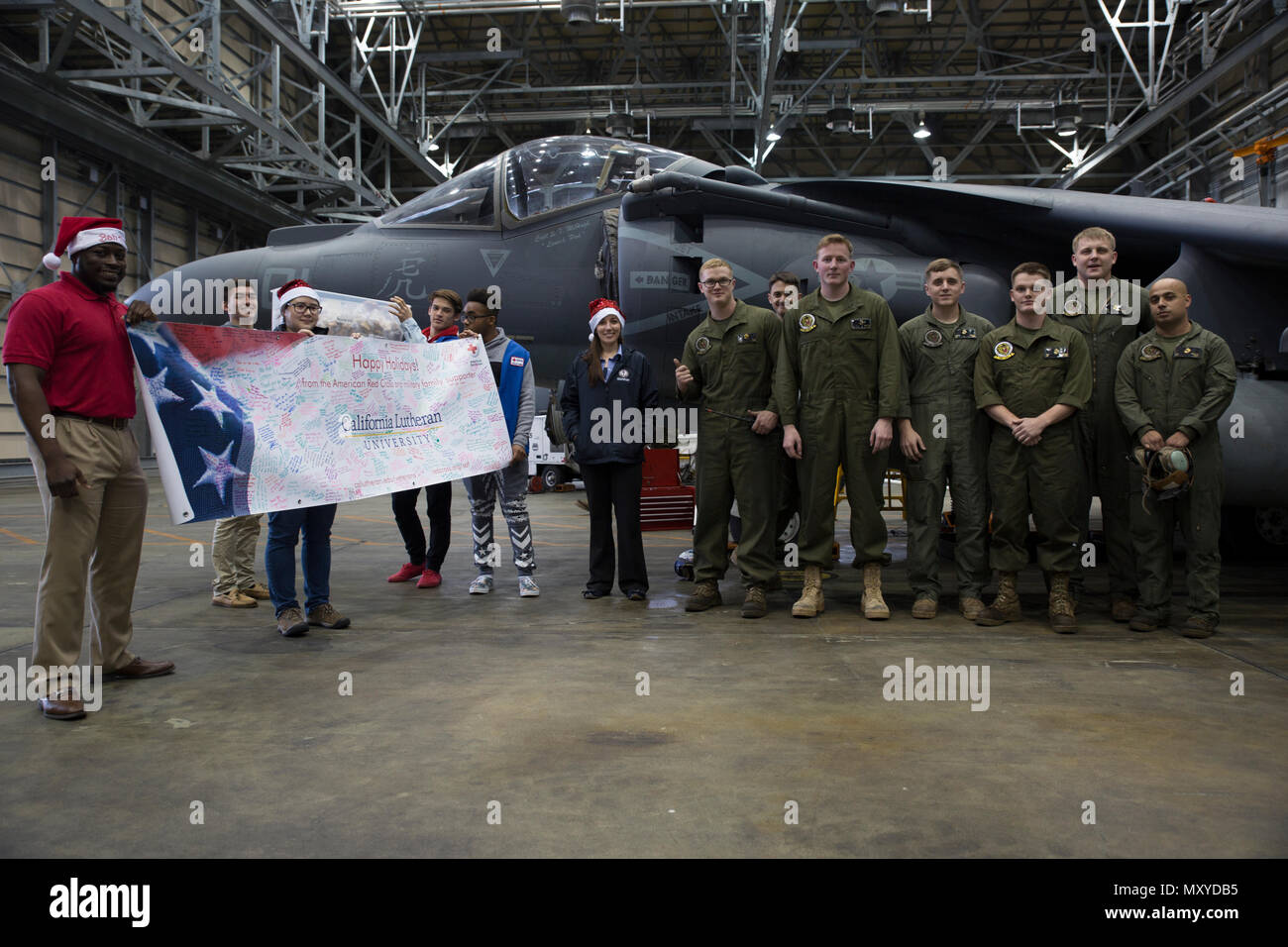 Volunteers with the American Red Cross, Navy Marine Corps Relief ...