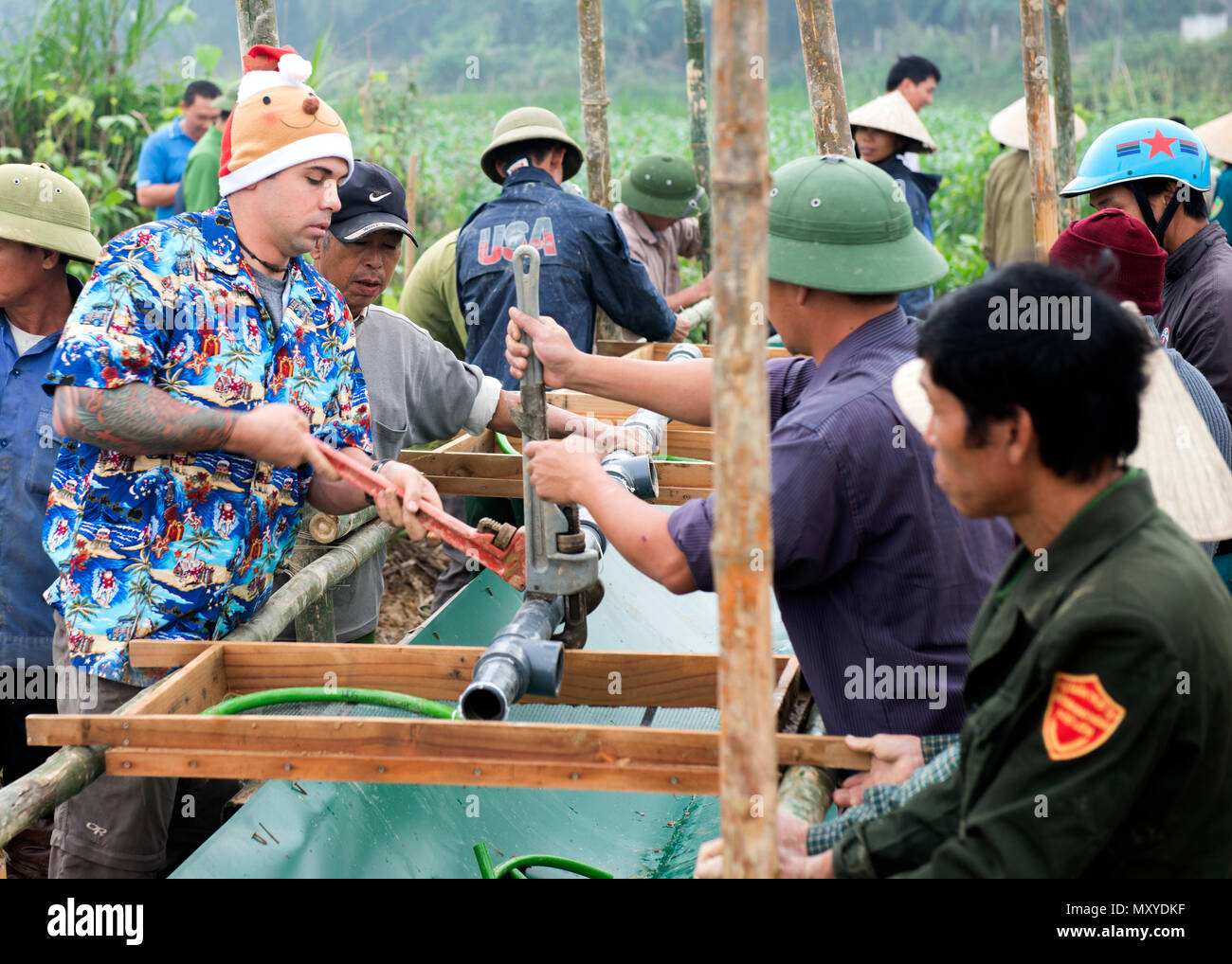 U.S. Army Sgt. 1st Class Ryan Theobald, a team leader with the Defense ...