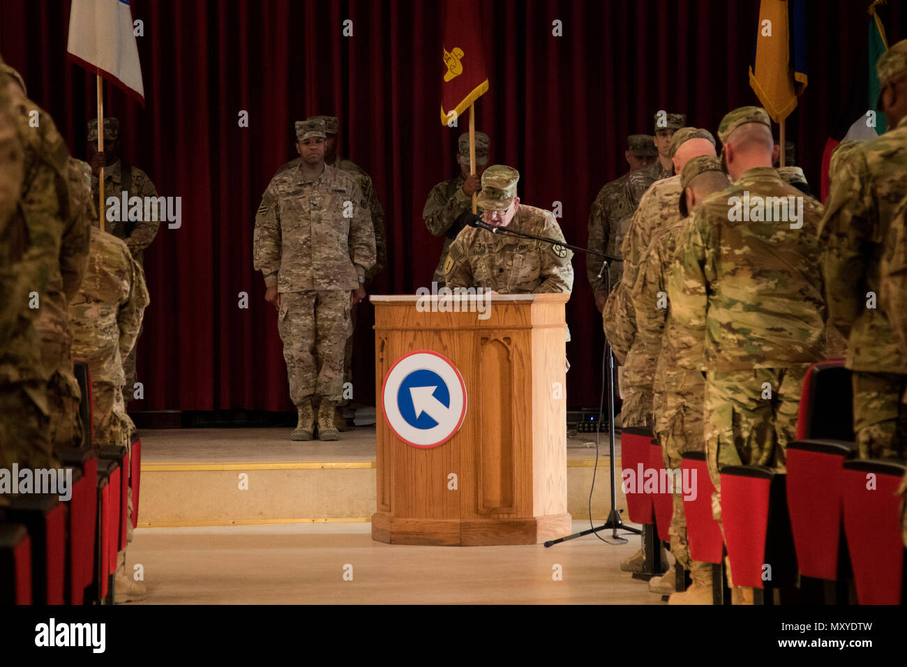 Lt. Col. David Langer, a chaplain with the 451st Sustainment Command ...