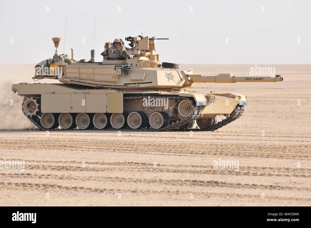 U.S. Army and Kuwaiti Land and Air forces move to engage targets during ...