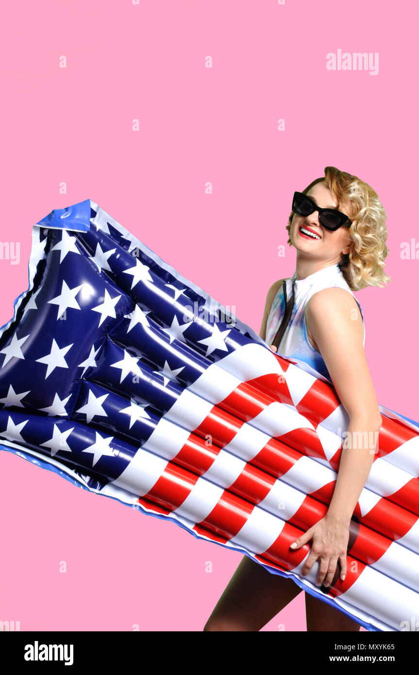 American Flag Bikini High Resolution Stock Photography and Images - Alamy