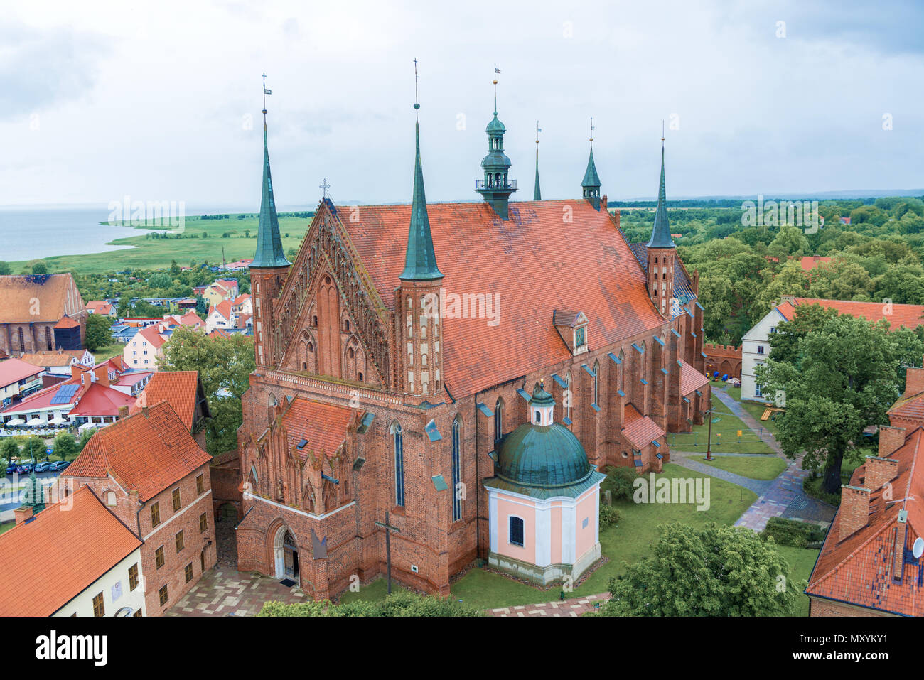 Frombork Cathedral, famous church where Copernicus lived and died Stock ...