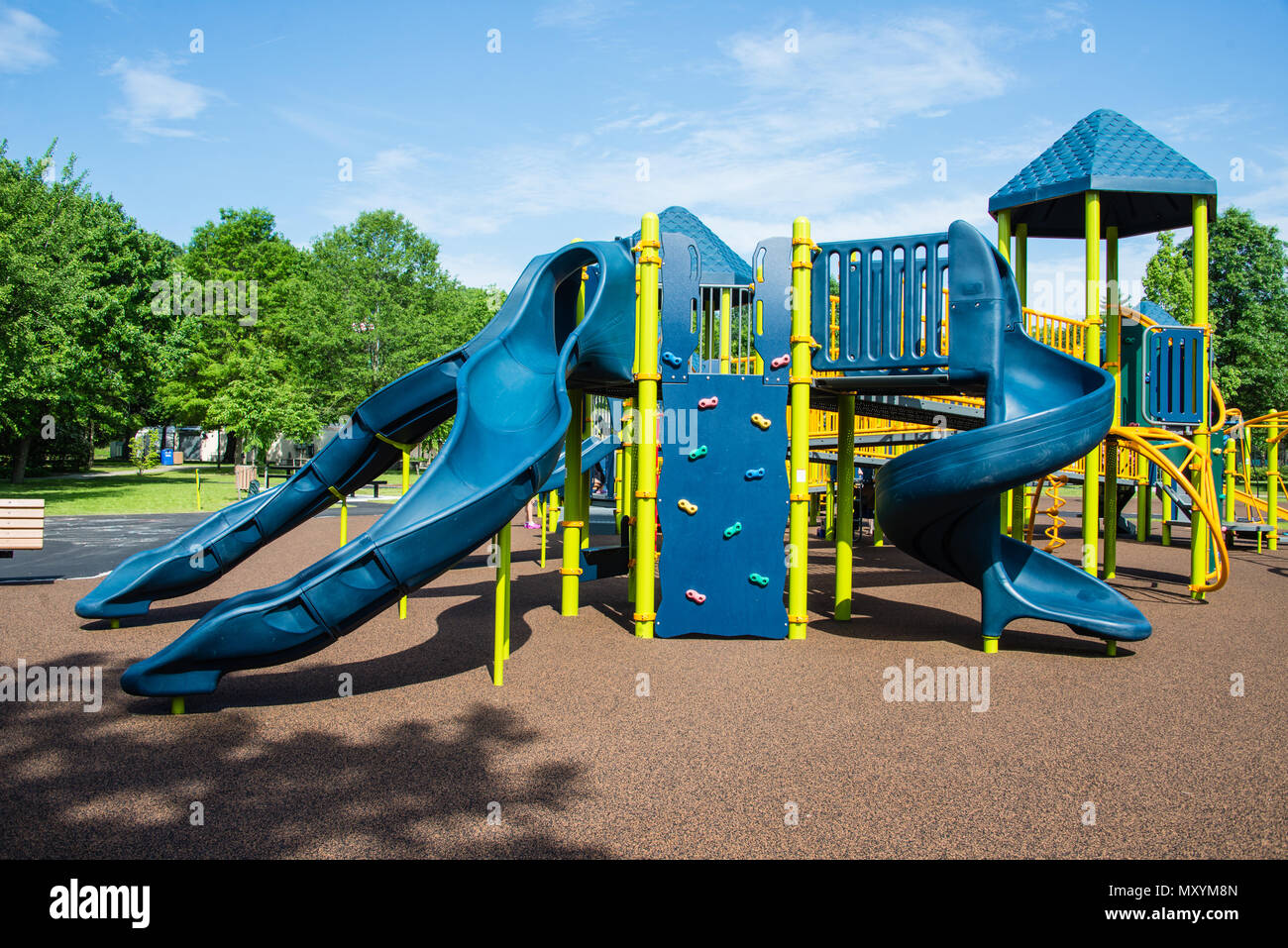 Playground equipment hi-res stock photography and images - Alamy