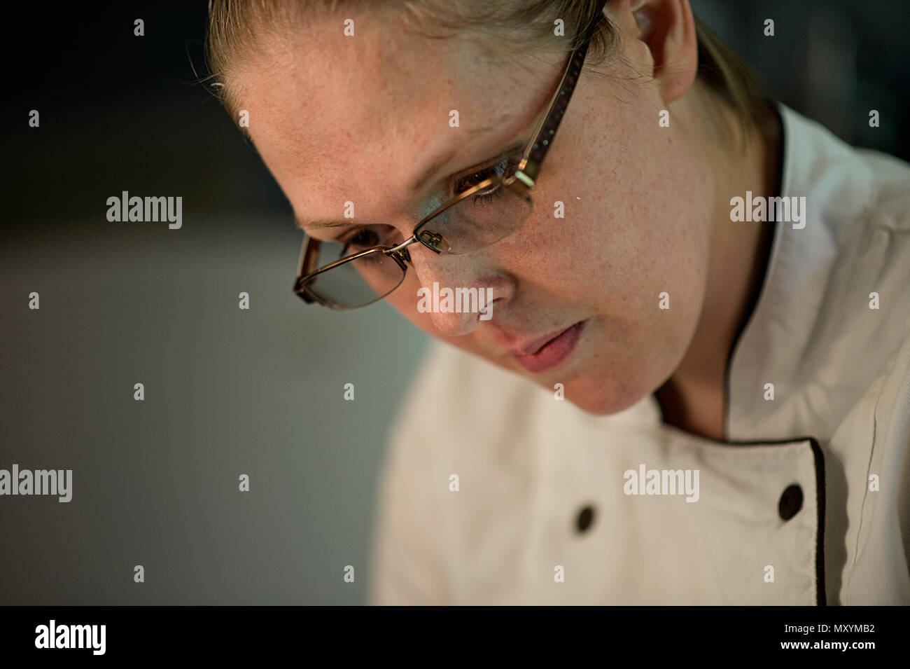UNITED STATES: June 4, 2018: Ashley Cherrington, pastry chef and owner ...
