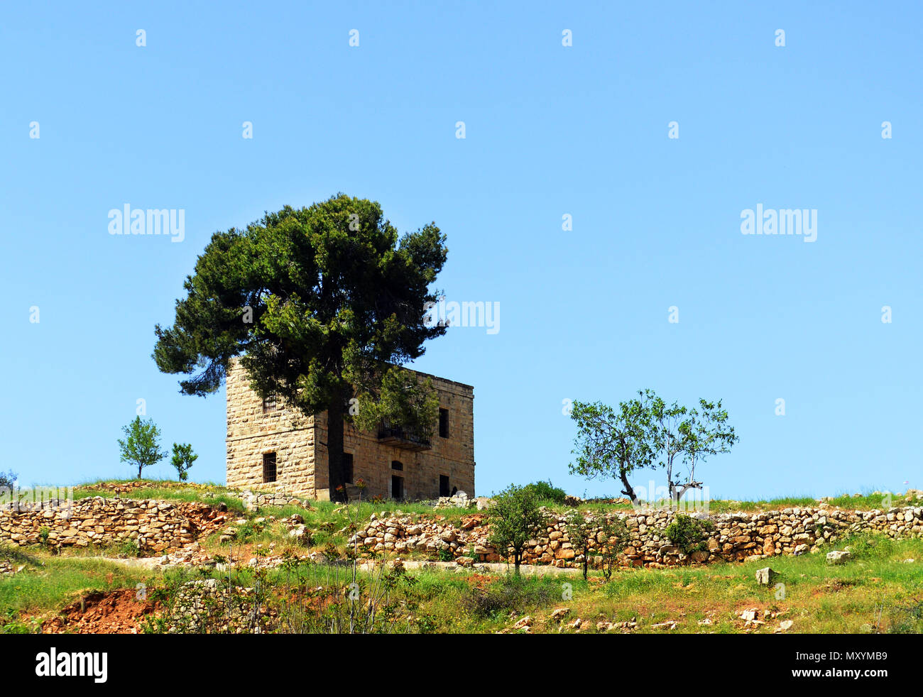 Old deserted building in deserted arab villages in Stock Photo - Alamy