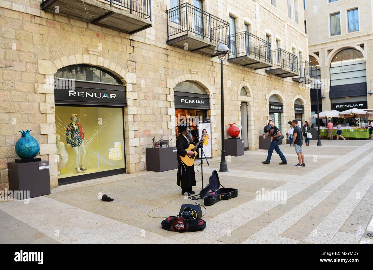 Alrov Mamilla Avenue is a popular open air mall in Jerusalem, Israel ...