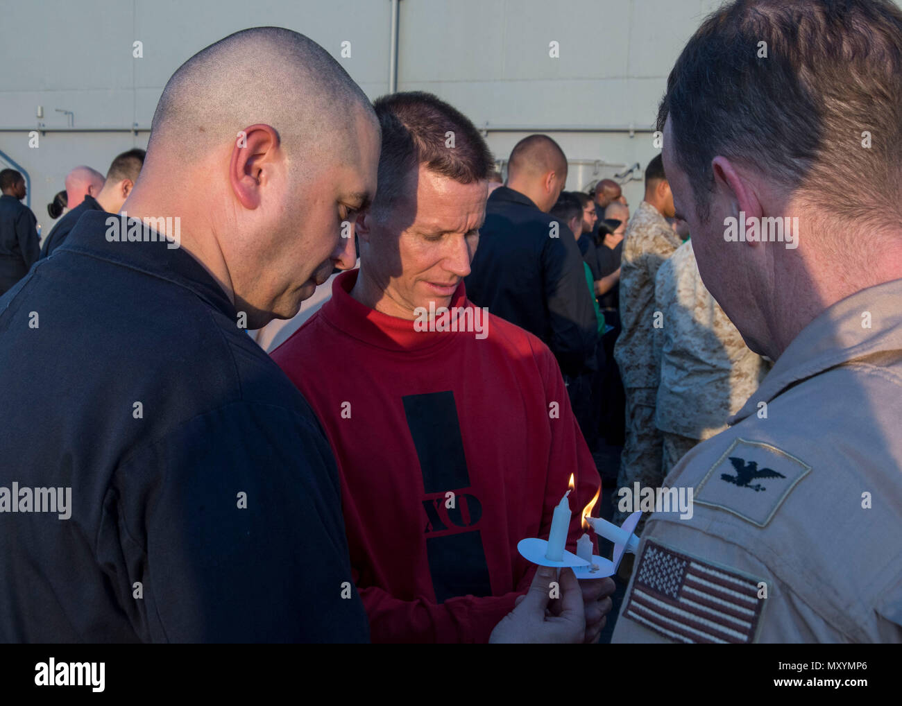 161224-N-NR851-080 GULF OF ADEN (Dec. 24, 2016) Capt. Mark A. Melson ...